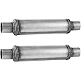 Amazon.com: 3'' Exhaust Muffler,Universal Resonator Stainless Steel ...