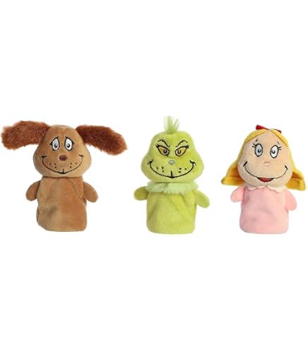 Storytelling Puppet Toy Aurora Dr. Seuss Grinch Hand Puppet - 10 Inch ...