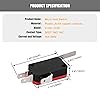 RuoFeng Micro Limit Switch Blade Momentary Short Straight Hinge Lever ...