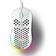 Amazon.com: DIERYA M1SE Wired Gaming Mouse with Honeycomb Shell ...