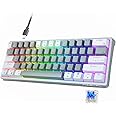 Amazon.com: AULA 60 Percent Wired Mechanical Gaming Keyboard, 29 RGB ...