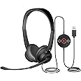 Amazon.com: Cyber Acoustics Stereo USB Headset with ENC (AC-204ENC) – Advanced Environmental ...