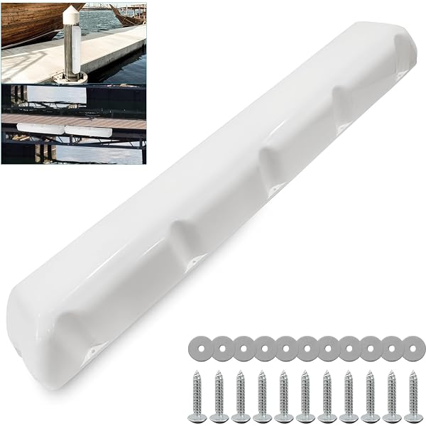 Boat Dock Guards For Pilings ORLANG 36-Inch Dock Bumpers - PVC Boat ...