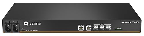 Vertiv Avocent ACS 8000 8-port Serial Console Server, Dual AC Power ...