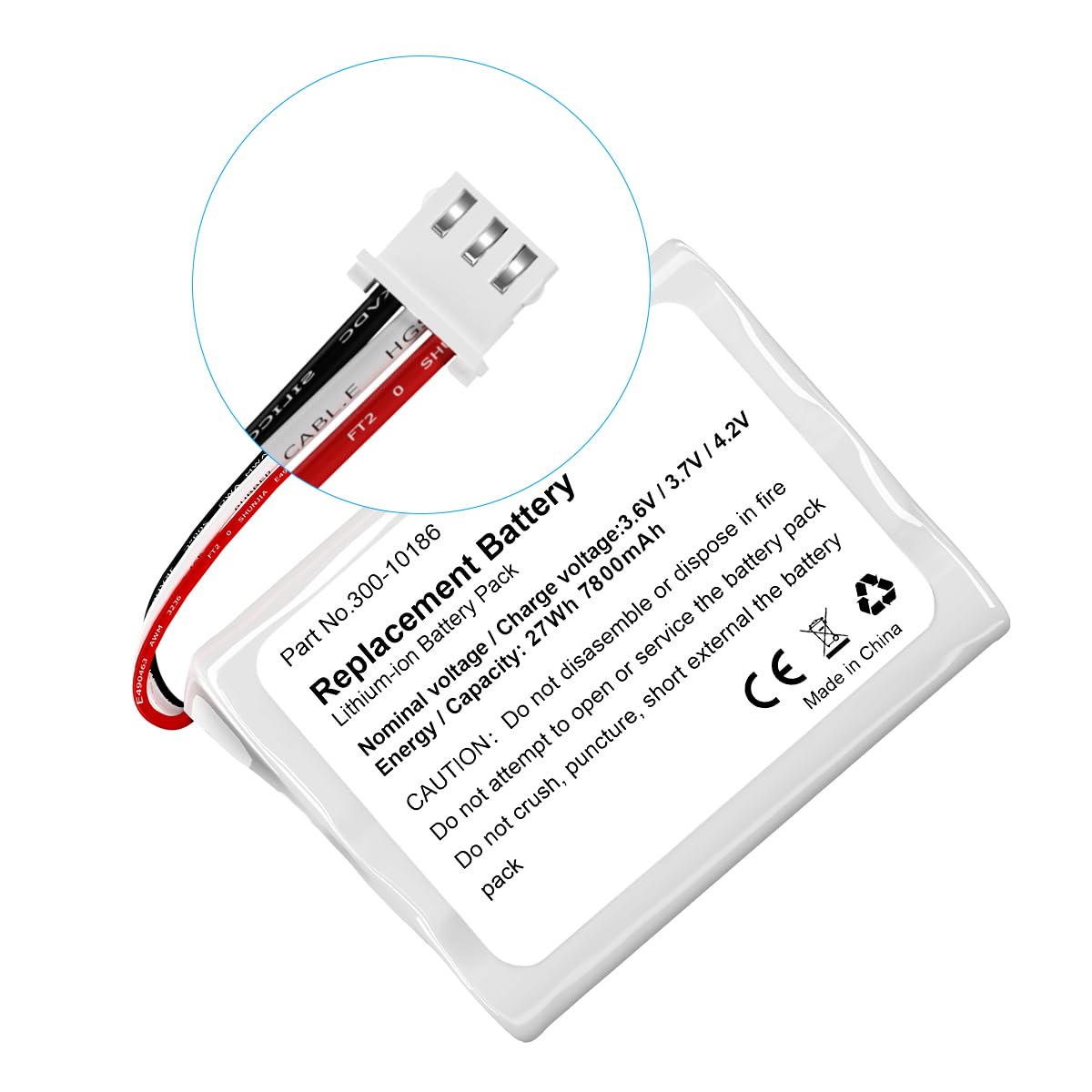 Mua Forlleco Replacement Battery 300-10186 for ADT Command Panel, 3.6V ...