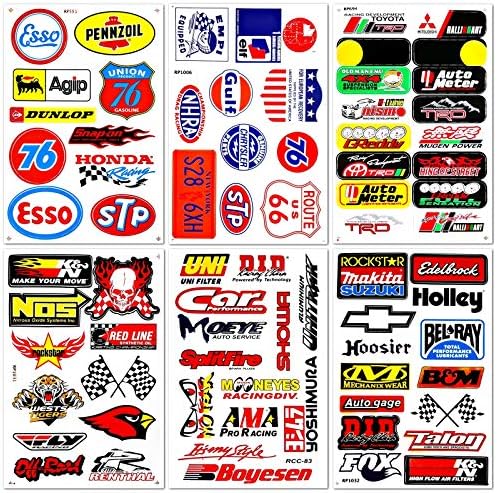 سعر 6 ملصقات جرافيكية من الفينيل من موتورسبورت كارز اوف رود اويل NHRA ...