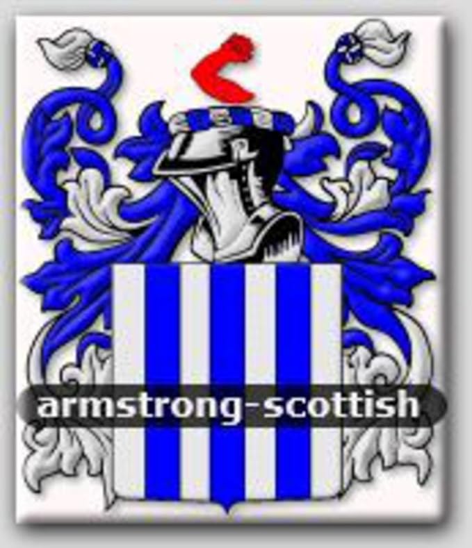 Amazon.com: ARMSTRONG Origin: SCOTTISH - Coat of Arms - Family CREST ...