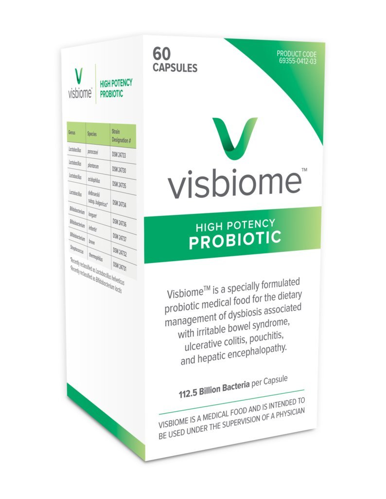 Amazon.com: Visbiome High Potency Probiotic 60 Caps (2 Pack). Shipped ...