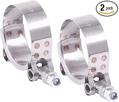 Hoses & Hose Clamps Hilitchi 8Pcs Stainless Steel T-Bolt Clamps with ...