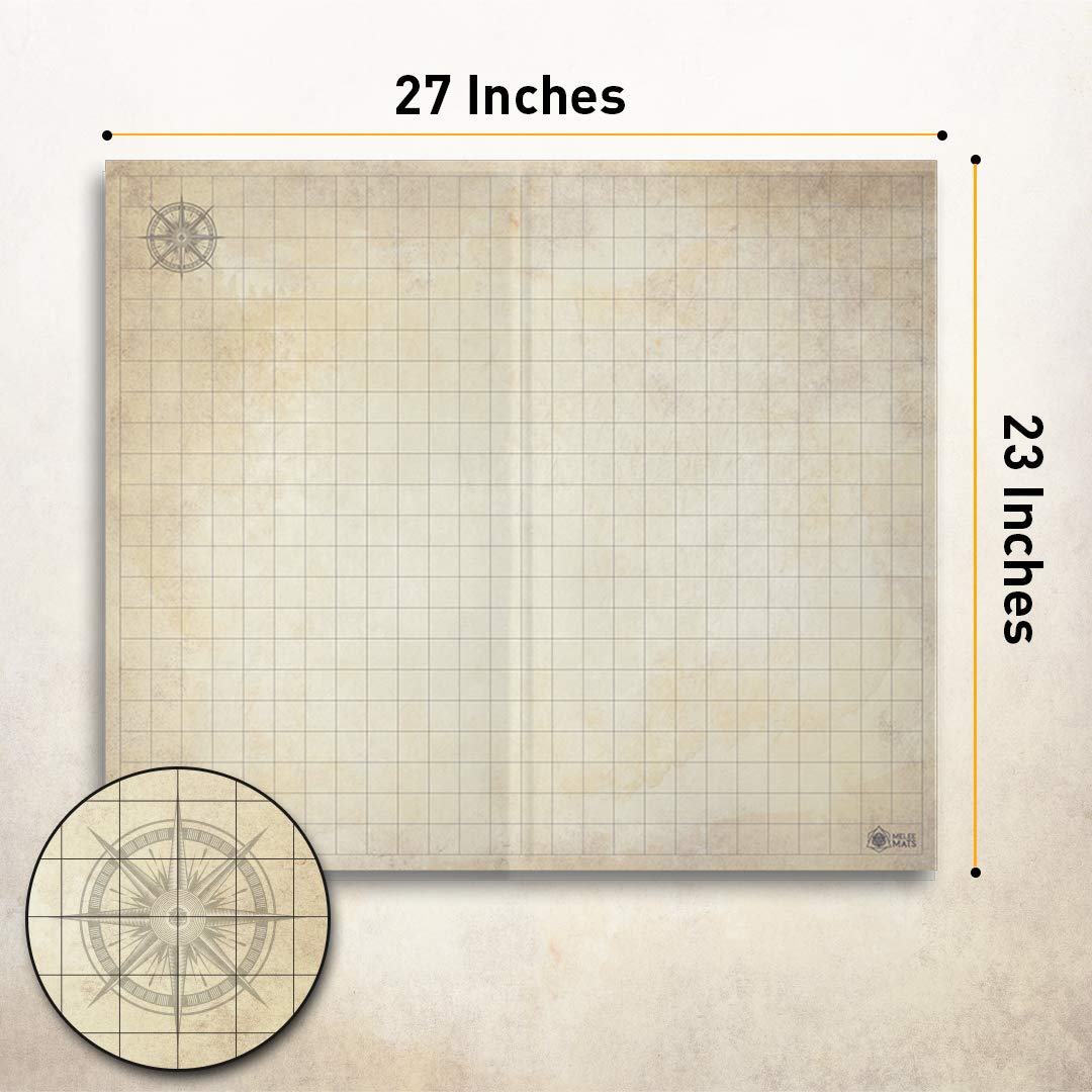 Battle Game Mat for DND - Tabletop Board Game Map for Dungeons and ...