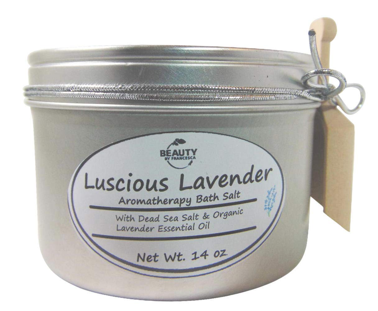 Amazon.com: Organic Lavender Aromatherapy Bath Salt - All Natural ...
