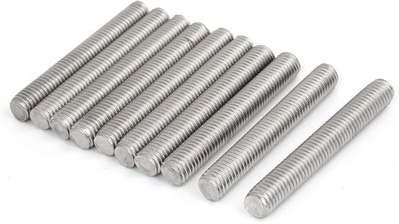 Amazon.com: uxcell M10 x 70mm 304 Stainless Steel Fully Threaded Rods ...