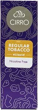 Cirro 0 mg Tobacco Regular E Liquid: Amazon.co.uk: Health & Personal Care