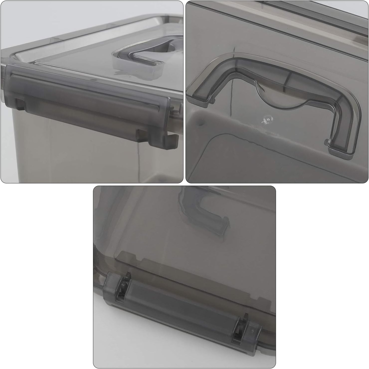 Cadineer 5.5 L Plastic Stackable Storage Container, Set of 6 Storage ...