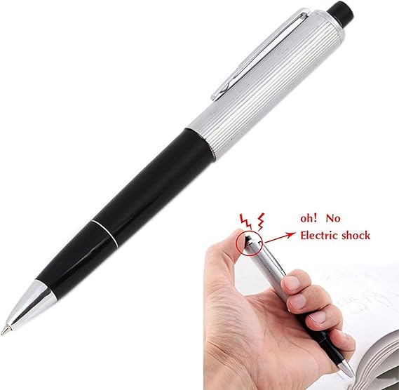 Electric Shocking Pen Ball Point Pen Shocking Joke Funny Prank Trick ...