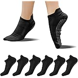 Yoga Socks for Women Non Skid Slipper Socks with Grips Barre Socks ...