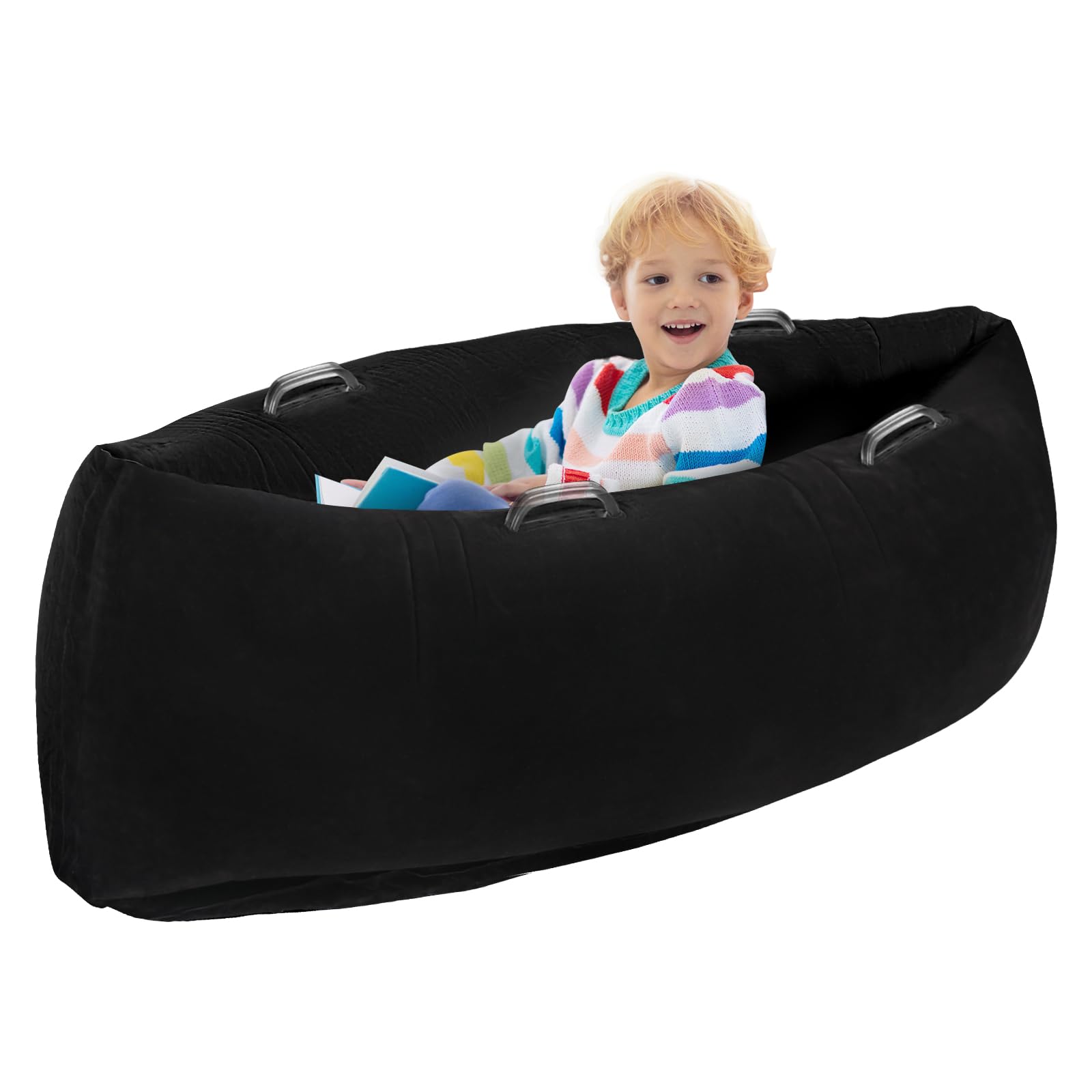 XLYLKS Sensory Chair Inflatable Peapod Canoe, 60" Sensory Pod Sitting ...