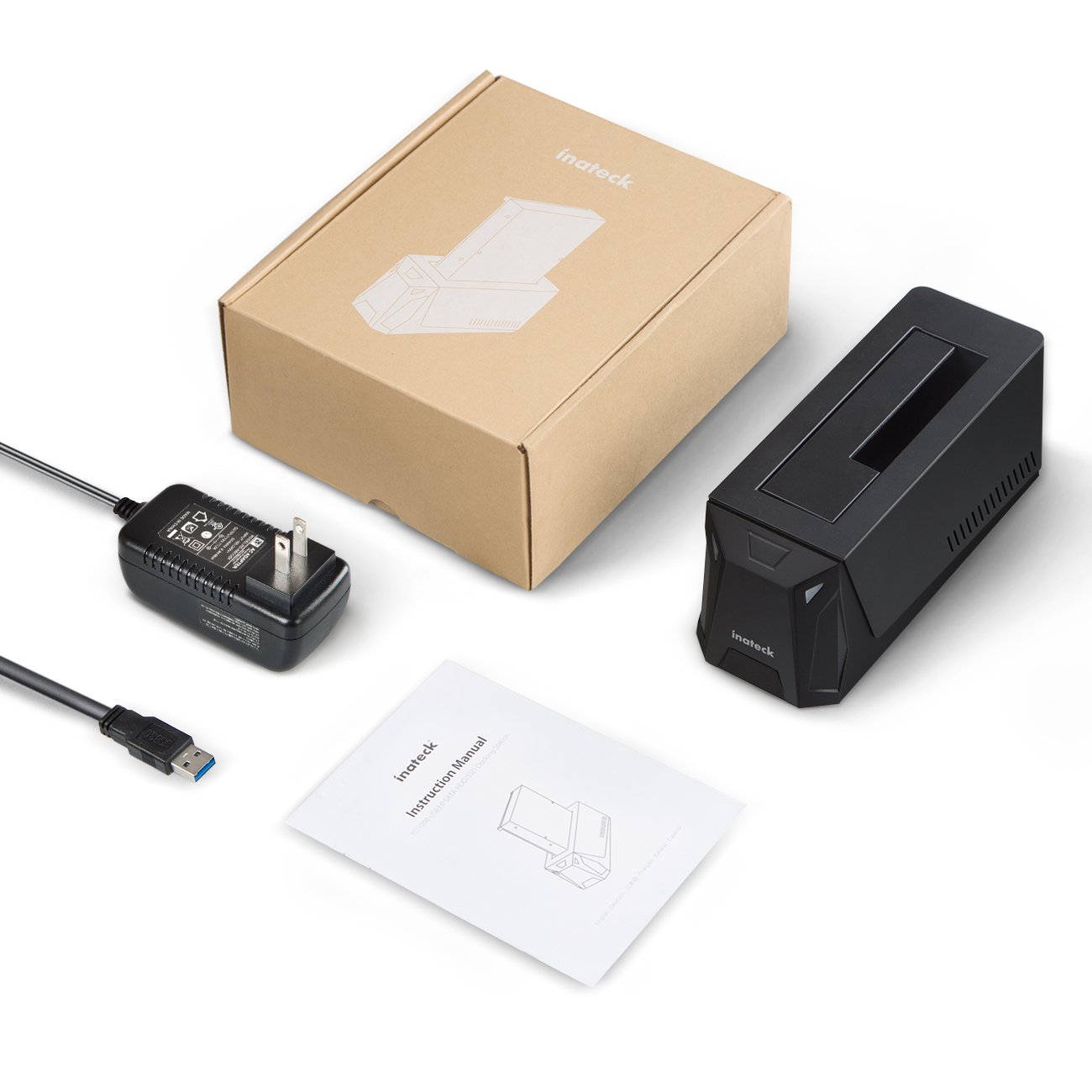 Computers USB 3.0 SSD Docking Station,Dual Bay,FD2005 Inateck Sata Hard ...