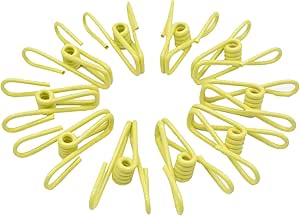 Amazon.com: Chip Clips, Pack of 30 Yellow Utility Clips 2 Inch Steel ...