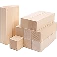 Amazon.com: 30PACK Unfinished Basswood Carving Blocks Kit, 4 x 1 x 1 ...