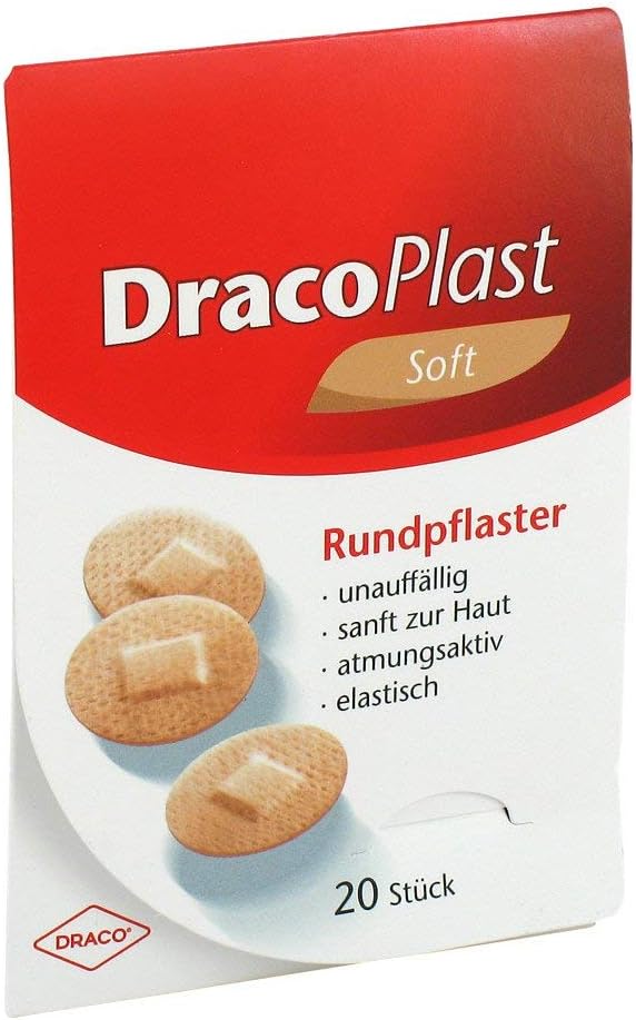 DRACOPLAST Soft Pansement rond 2,2 cm 20 pcs: Amazon.fr: HygiÃšne et ...