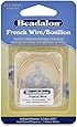 Amazon.com: Beadalon French Wire 0.7mm Silver Plated, 1-Meter