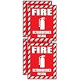 Amazon.com: Fire Extinguisher Inside Vinyl Decals | Stickers | Labels ...