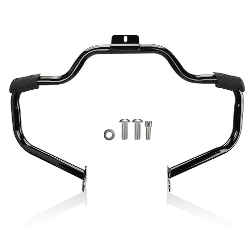 MoKitDora Engine Guard Highway Mustache Crash Bar 1.25" Fat for Harley ...