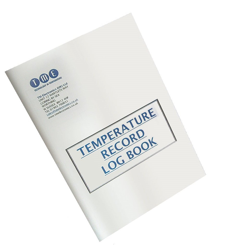 TME TEMPRB Temperature Record Log Book for HACCP, Professional Range ...