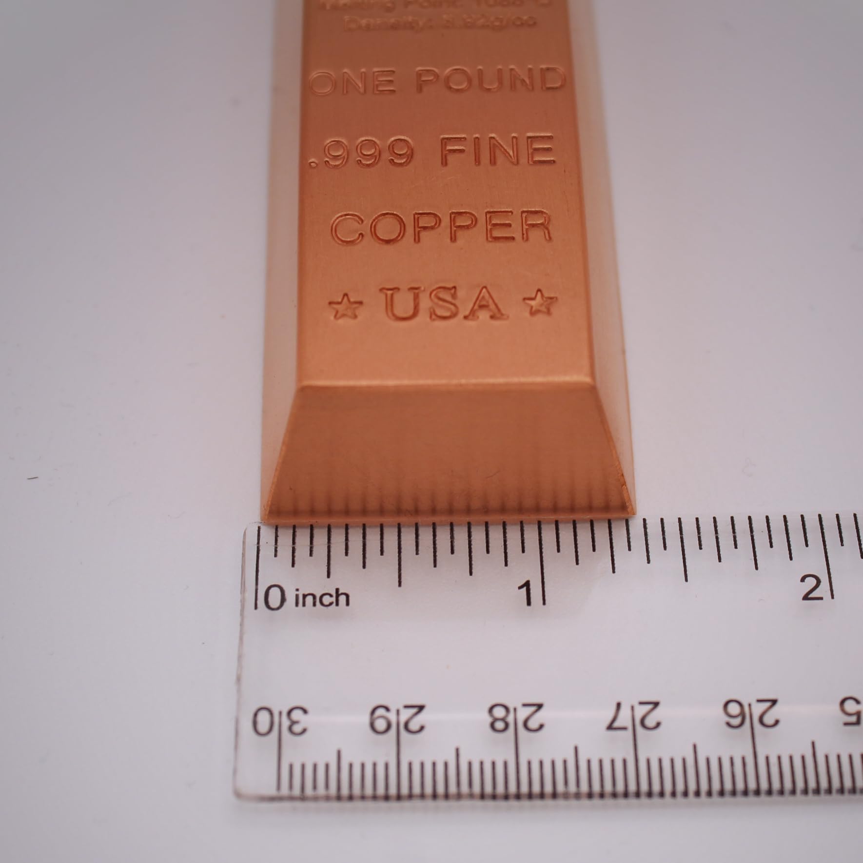 Mua Copper Bar 1lb Ingot Paperweight Pure 999 Chemical Element Design ...