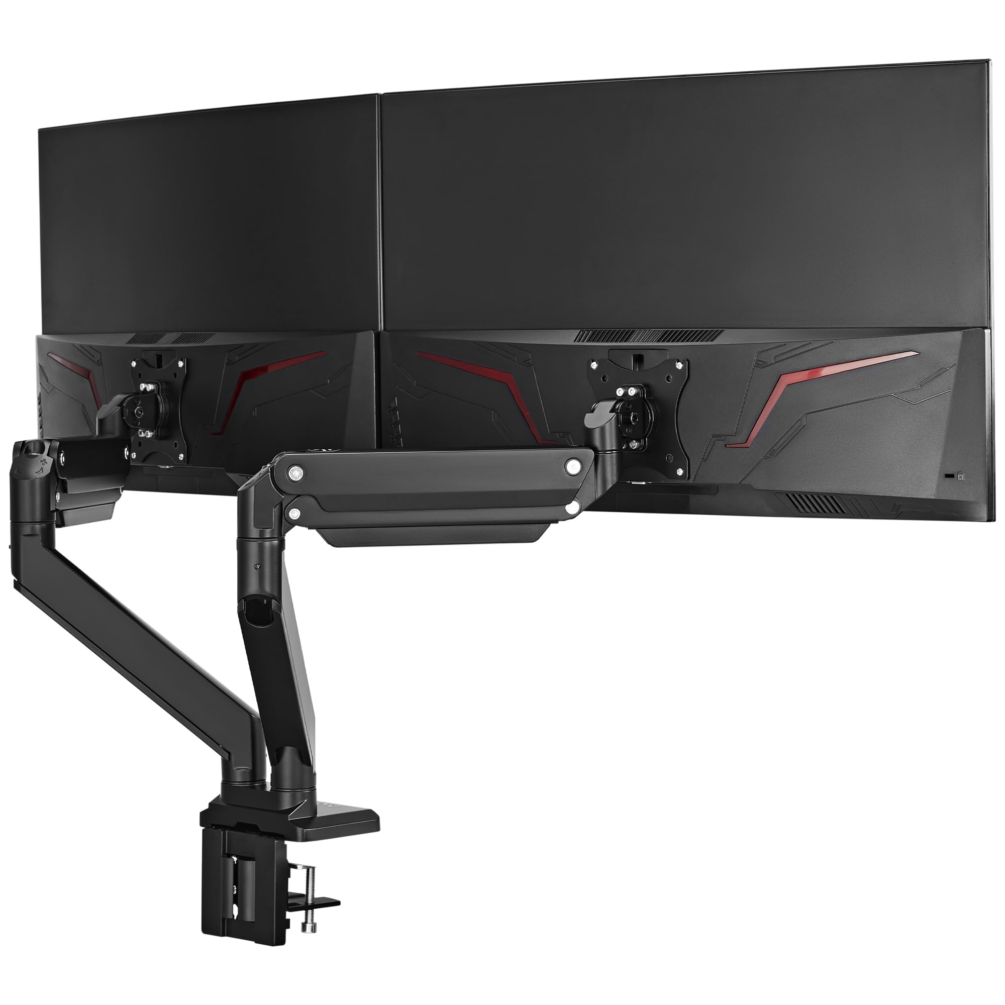 Mua Dual 13"-43" Monitor Arm Desk Mount fits Two Flat/Curved Monitor ...