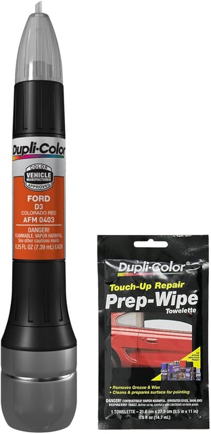 Amazon.com: Dupli-Color AFM0403 Colorado Red Exact-Match Scratch Fix ...