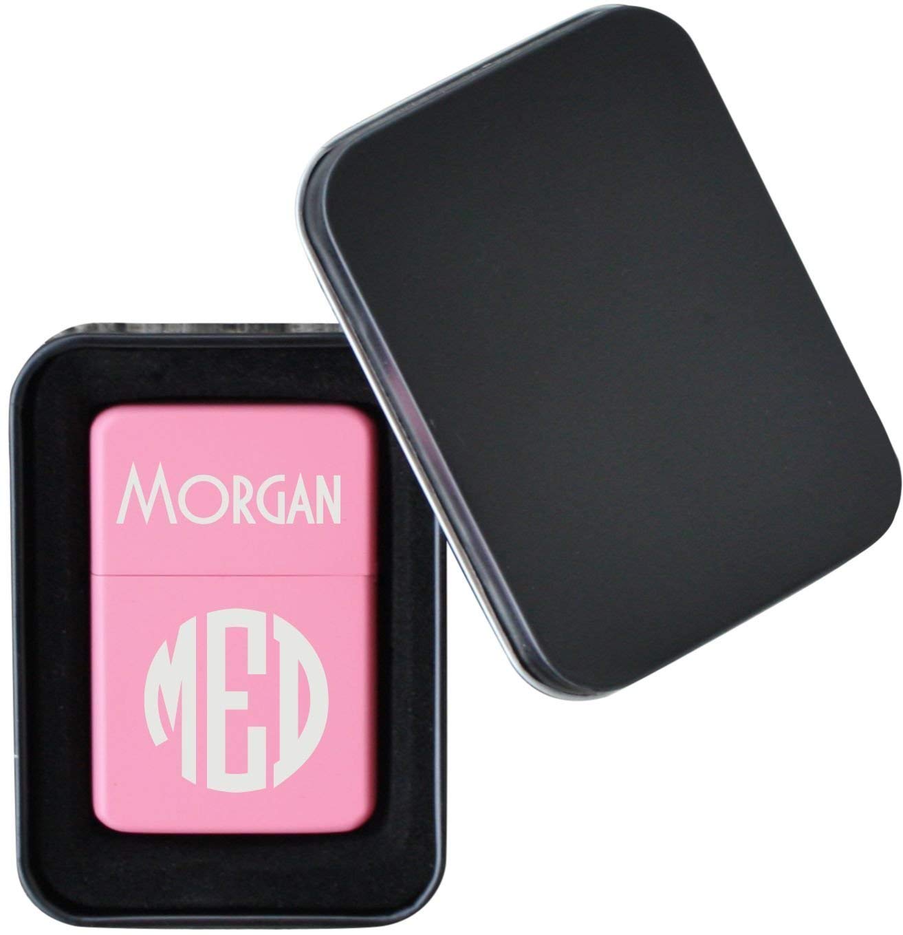 Amazon.com: Personalized Lighters for Women, Custom Engraved Flip Top ...