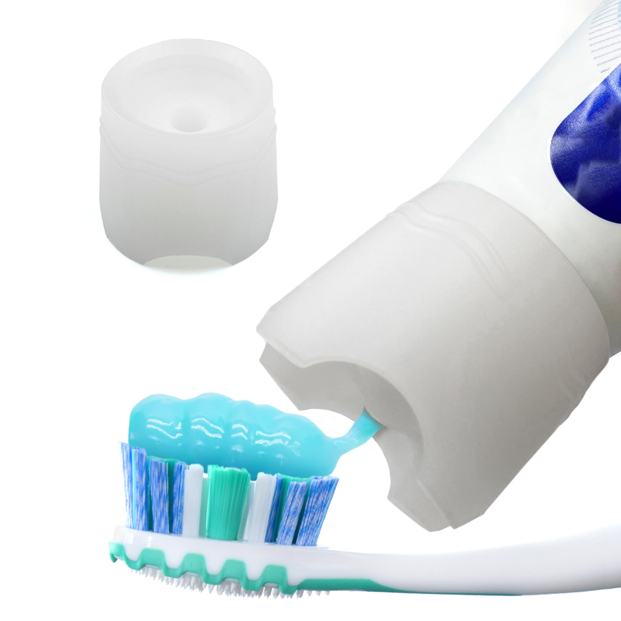 Chrome Cherry SqueezMe Self-Closing Toothpaste Caps, Silicone Lid for ...