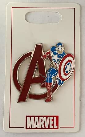 Marvel Pin 108562 Marvel Comics - Captain America Avengers Disney Pin ...