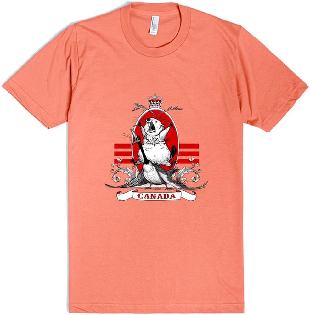 The Majestic Canadian Beaver Riding A Goose While Wearing A Maple Leaf ...