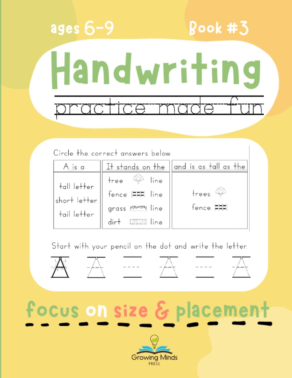 Mua Handwriting Practice Made Fun: Focus on Size and Placement ...