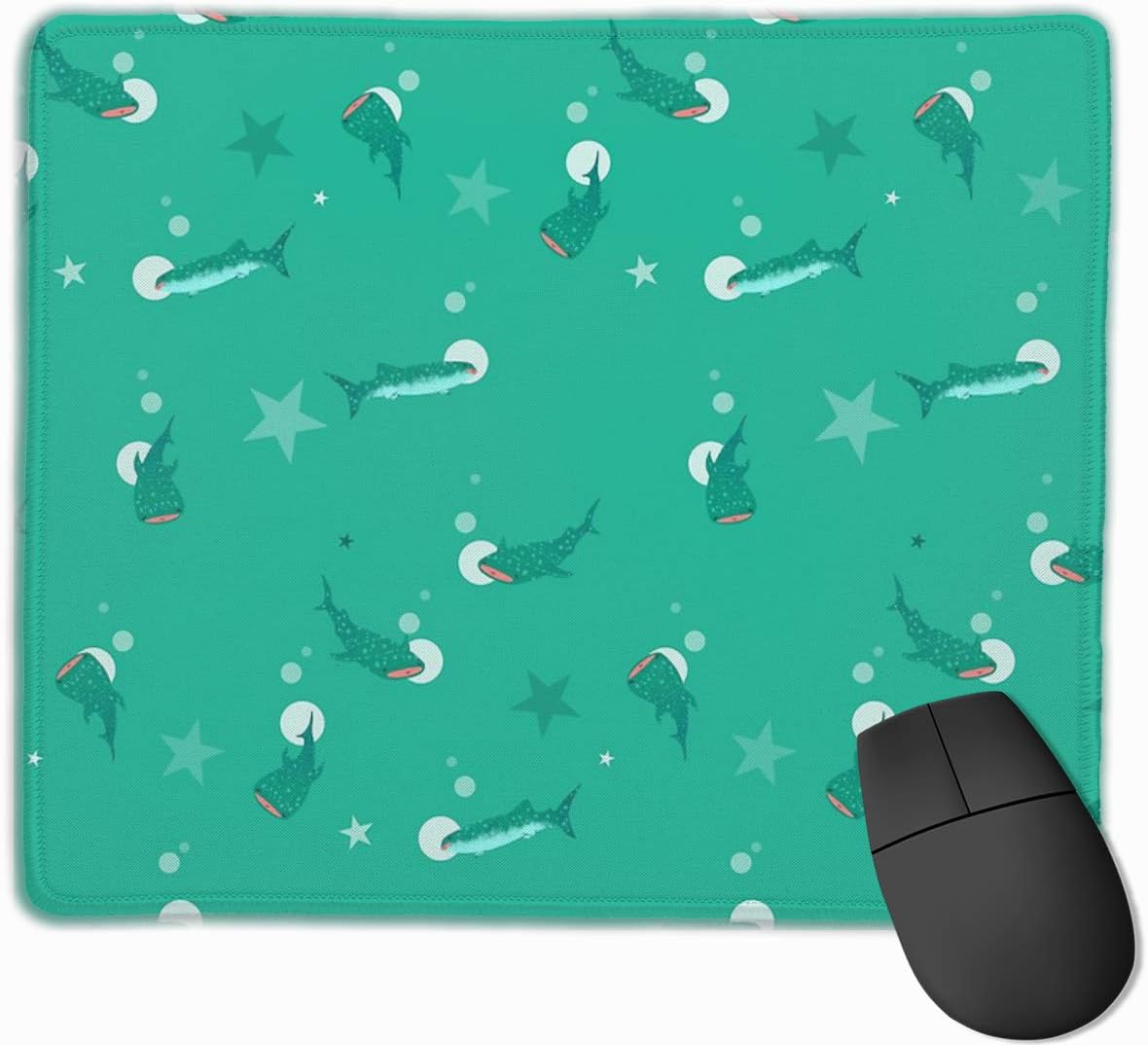Teal Whale Shark Gaming Mouse Pad Non-Slip Rubber Mousepad for ...