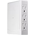 Go Green Power Inc. 6-Outlet Side Mount Wall Tap Adapter, White ...