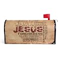Amazon.com: ZZKKO Magnetic Mailbox Covers Religious Words on Grunge ...