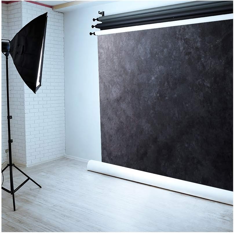 KateHome PHOTOSTUDIOS 3x3m Black Abstract photography Backdrop Vintage ...