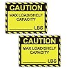 Remarkable Pallet Rack Capacity Label,3×4 Inch Caution MAX LoadShelf ...