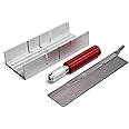 SMB Precision Metal Mitre Box With Razor Saw (1/4/10/100) (1) - Amazon.com