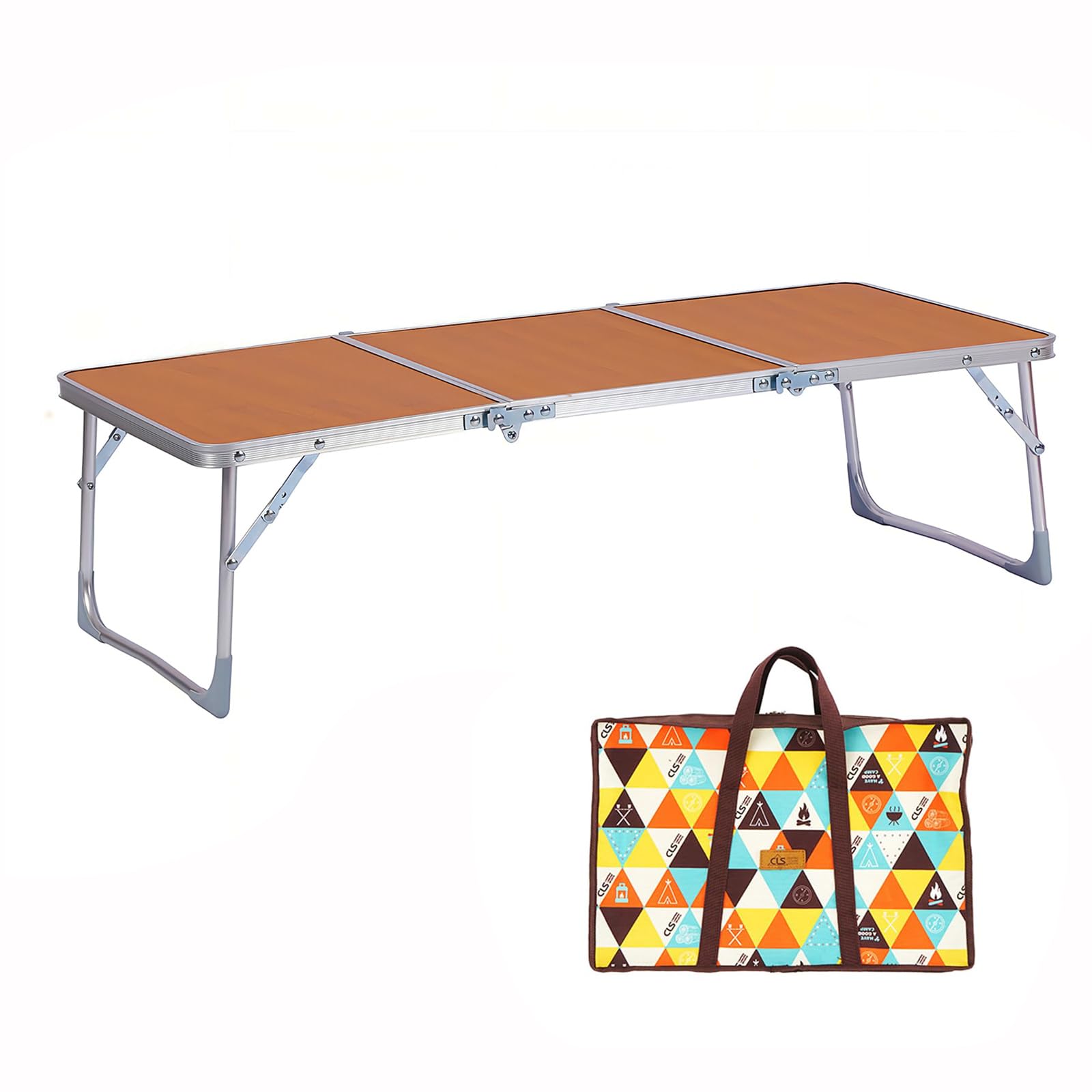 LJMBOEN Folding Camping Table,Portable Picnic Table Foldable ...