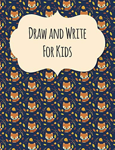 Cloudy Storybook: Blank Story Book For Kids With Lines, Write And Draw ...