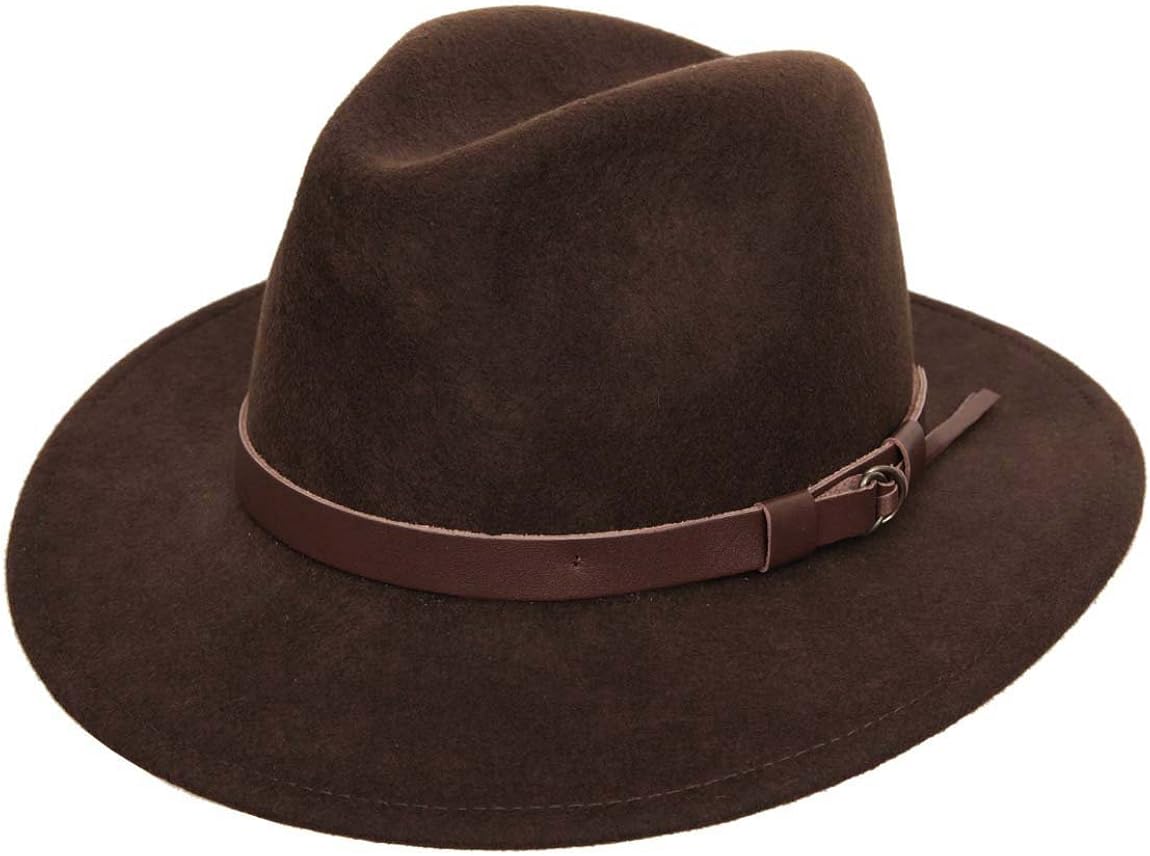 Classic Italy - Fedora Hat Wool Felt Packable Classique Traveller ...