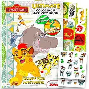 Amazon.com: Lion Guard Coloring and Activity Book with 2 Poster, Lion ...