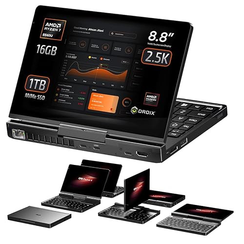 GPD Pocket 4: Mini Laptop with AMD Ryzen 7 8840U CPU, Radeon 780M GPU ...