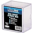 Amazon.com: 2-Piece 200 Count Clear Card Storage Box : Toys & Games