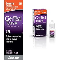 Genteal Tears Severe Day + Night Gel Lubricant Eye Drops, 0.3 fl oz